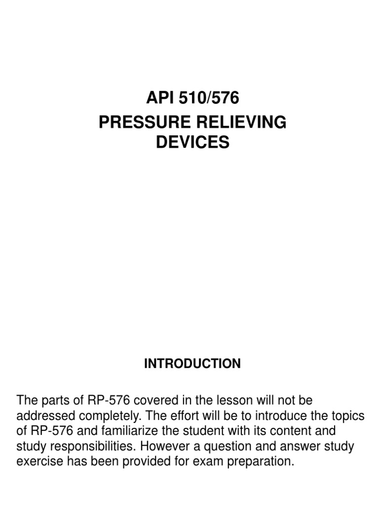 0004 Lesson API RP-576 | PDF | Valve | Knife