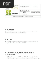 Method Statement For Painting Works | PDF | Paint | Materials