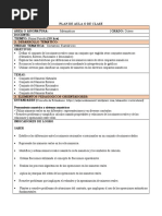 Plan de Clases de MATEMATICAS 7mo Grado | PDF | Porcentaje | Exponenciación