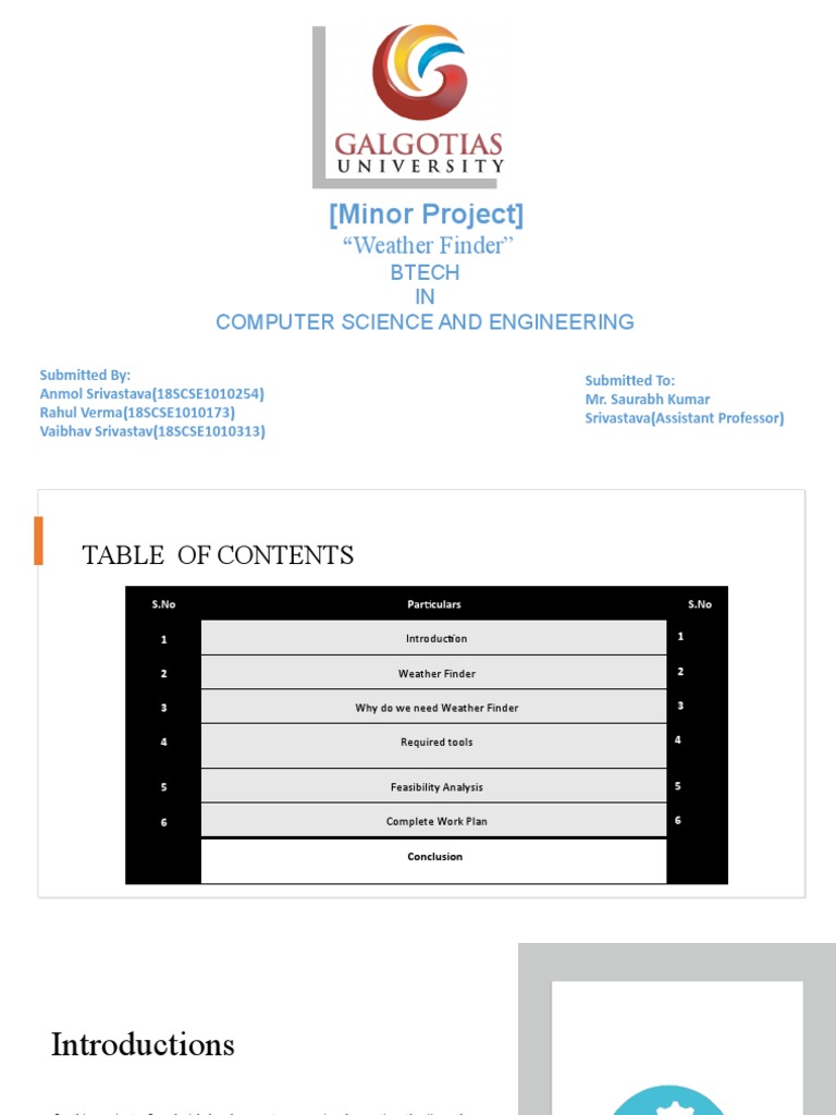 Developing a Weather Forecasting Android Application to Provide ...