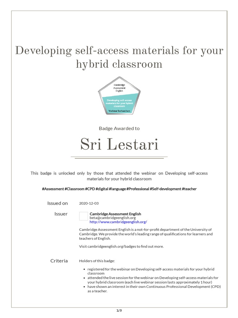2020 12 03 - Developing Self Access Materials For Your Hybrid Classroom ...