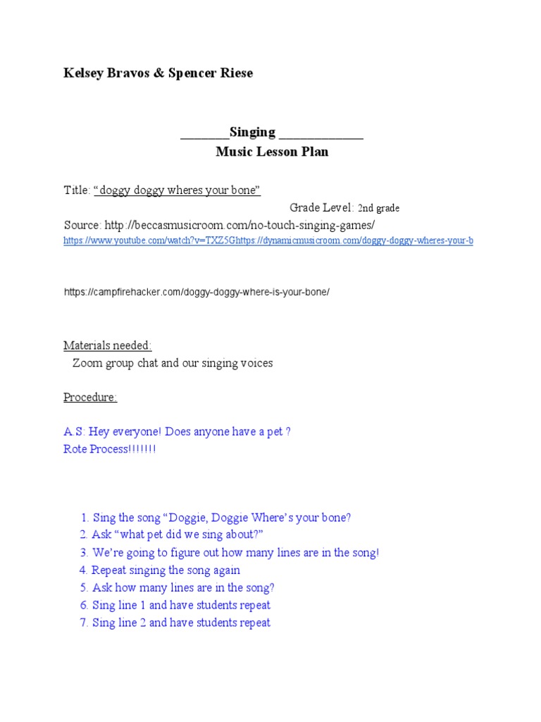 Doggy Doggy Wheres Your Bone 1 | PDF | Communication | Behavior ...