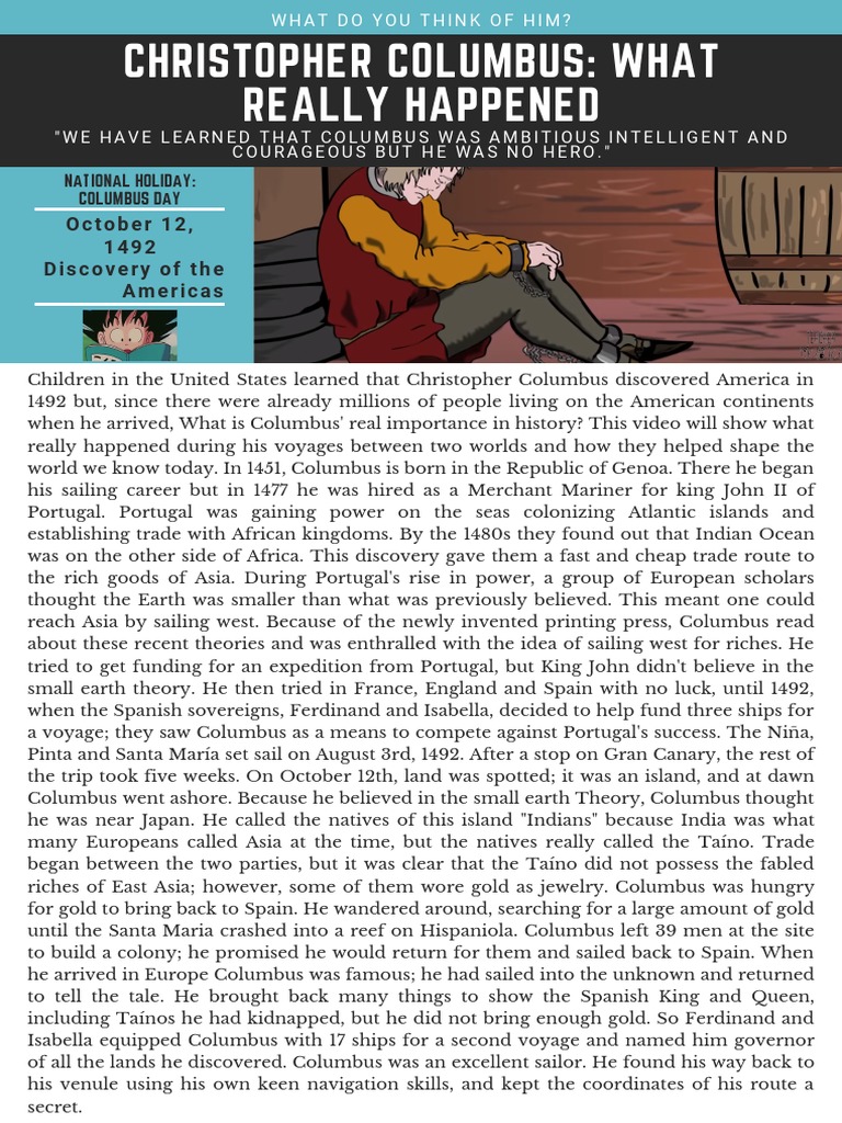Christopher Columbus - What Really Happened | PDF | Christopher Columbus