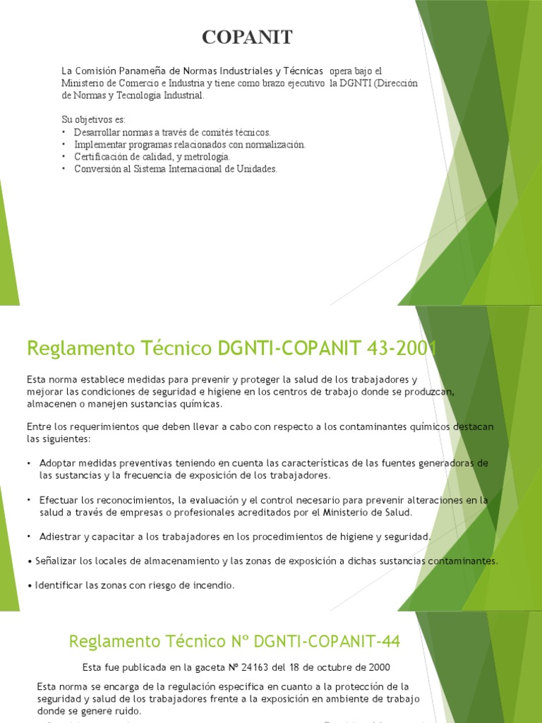 COPANIT | PDF | Contaminación | Metrología