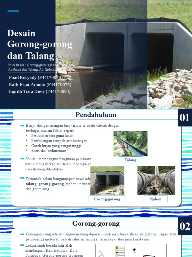 Bangunan Siphon Dan Talang Pada D.I. Sidoraharjo | PDF