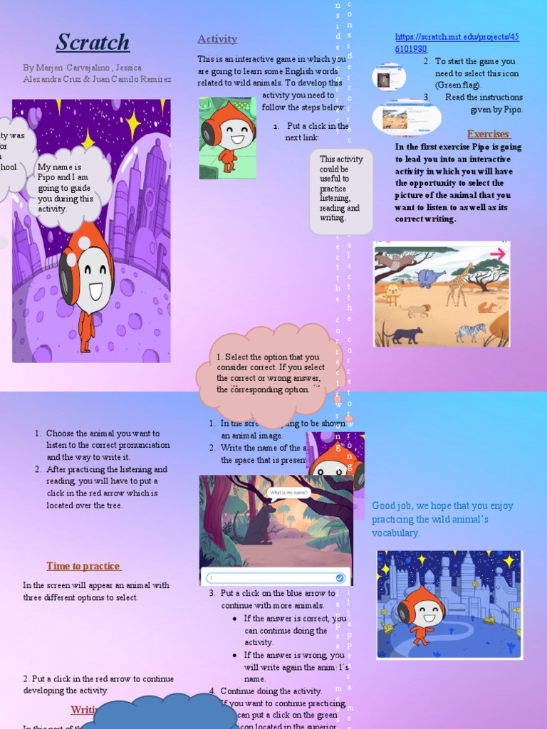 Scratch Brochure | Download Free PDF | Semiotics | Learning