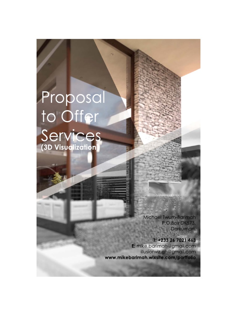 3D Rendering - PROPOSAL TO OFFER SERVICES PDF | PDF