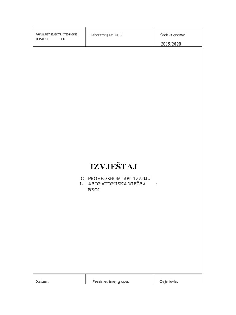 Paralelno RLC Kolo - HajdarevicErvin2B | PDF