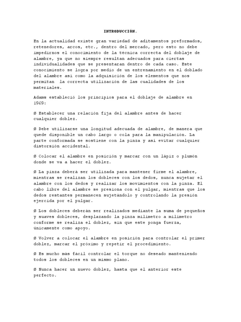 Dobleces Ortodoncia | PDF | Enseñanza de matemática | Naturaleza