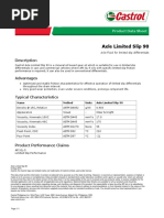 Castrol Alpha SP 150 Data Sheet | PDF | Lubricant | Gear
