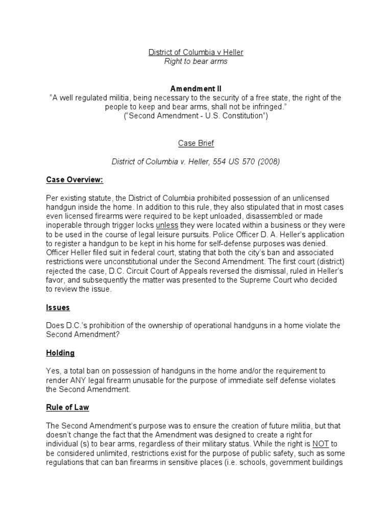 Writingsample 2 | Download Free PDF | Second Amendment To The United ...