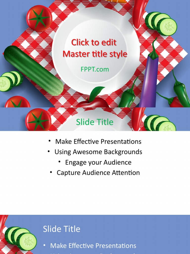 Food Template 16x9 | PDF