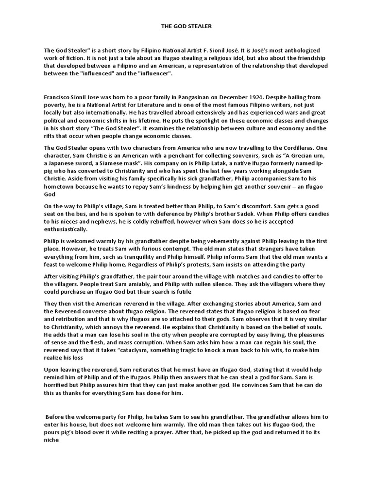 The God Stealer | PDF | Religion And Belief