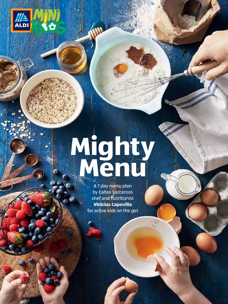 Mighty Menu: A 7 Day Menu Plan by Caltex Socceroos Chef and ...