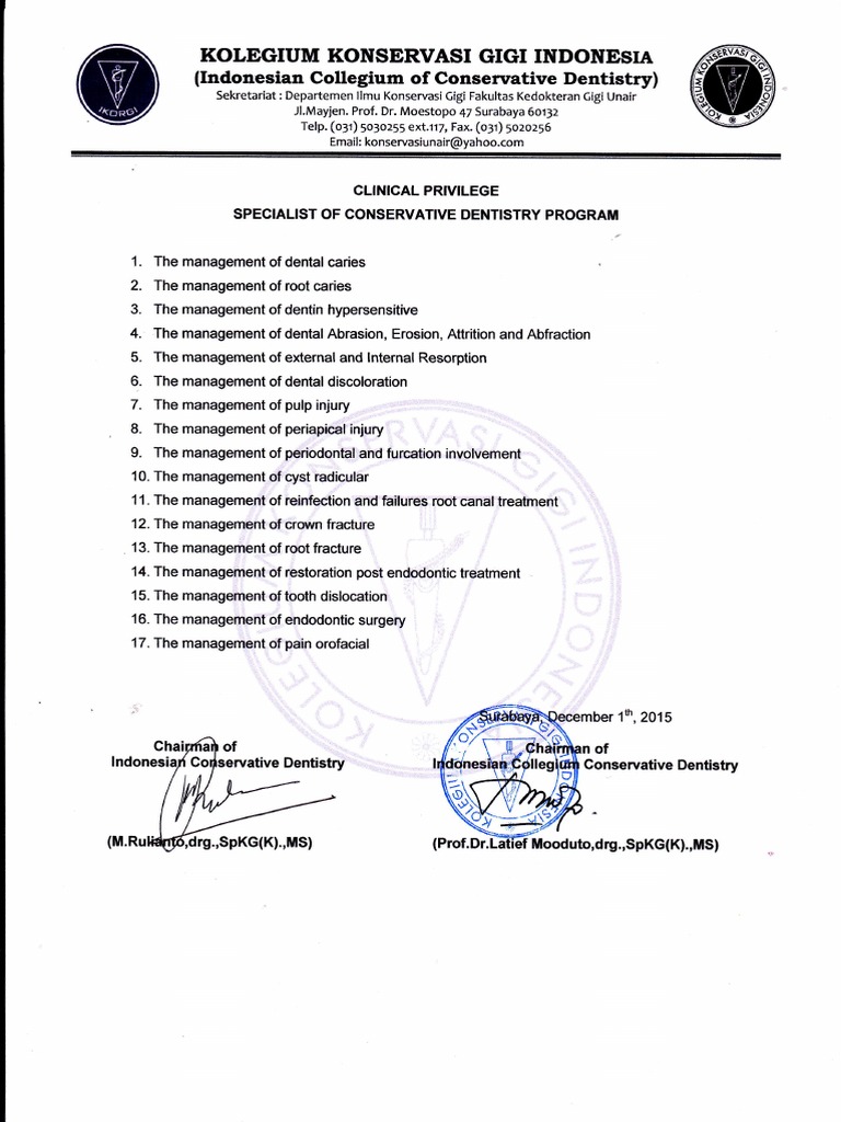 CLINICAL PRIVILEGE SPKG | PDF