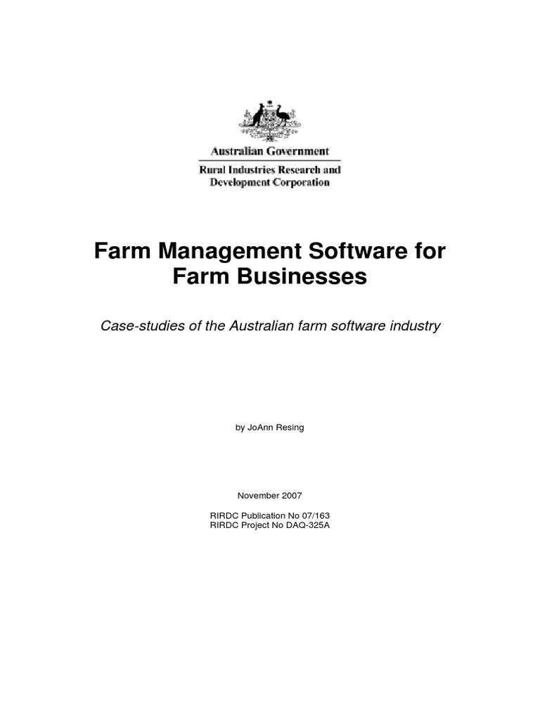Farm Management Software For Farm Businesses (PDFDrive) PDF | PDF ...
