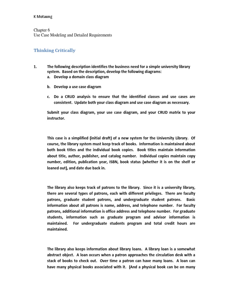 ICT2622 Diagrams Chapter Answers Systems - Analysis - and - Design PDF ...