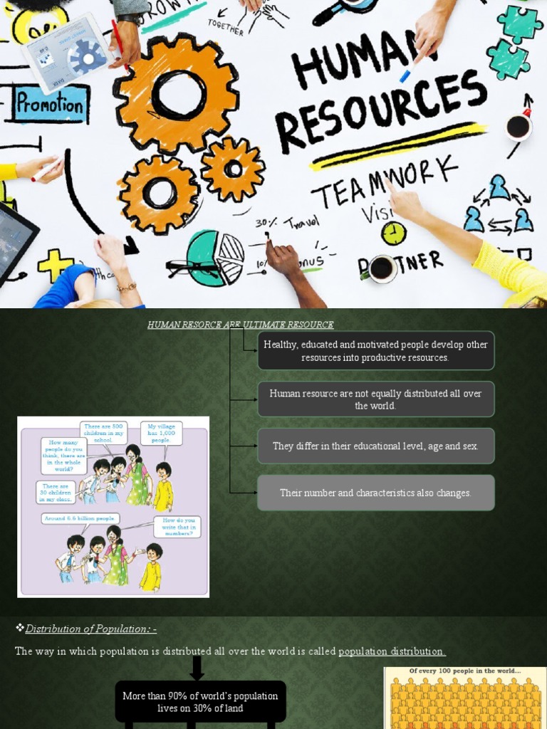 Human Resources Overview for Class 8 | PDF | Asia | Population Density