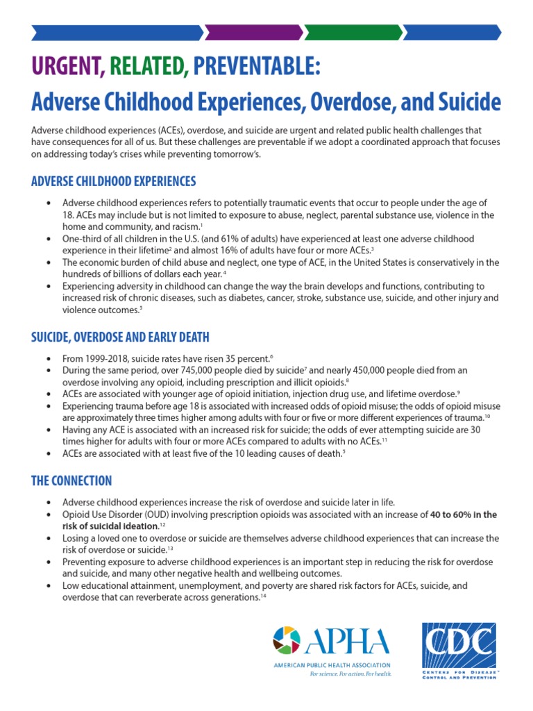 Addressing the Connections Between Adverse Childhood Experiences ...
