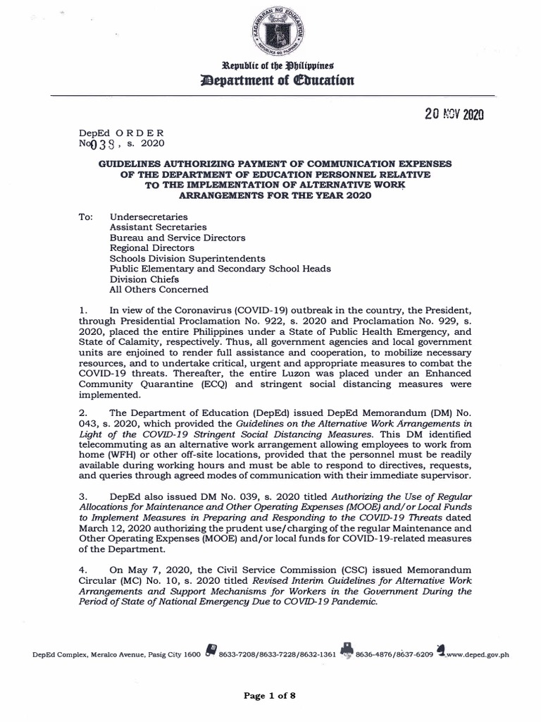 DO - s2020 - 038 Load Allowance For Teachers PDF | PDF | Public Sphere ...