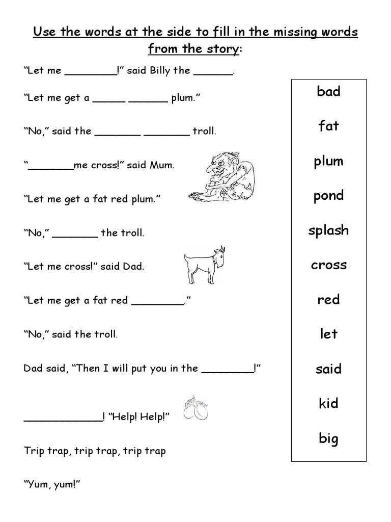 Billy Kid Worksheets | PDF