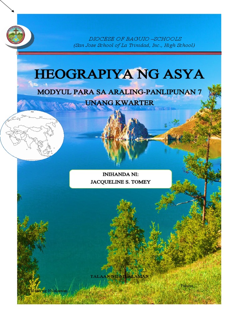 Heograpiya NG Asya: Modyul para Sa Araling-Panlipunan 7 Unang Kwarter | PDF