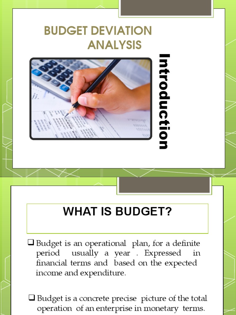 Budget Deviation Analysis | PDF | Capital Expenditure | Expense