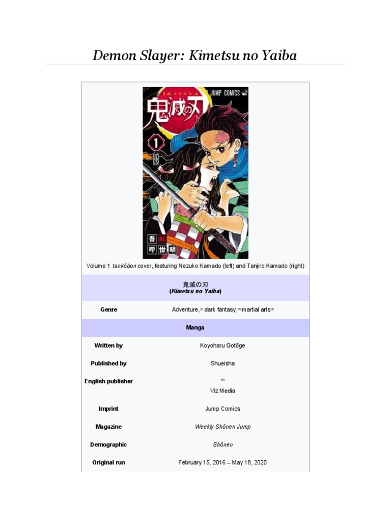 15 - Demon Slayer | PDF | Manga | Anime