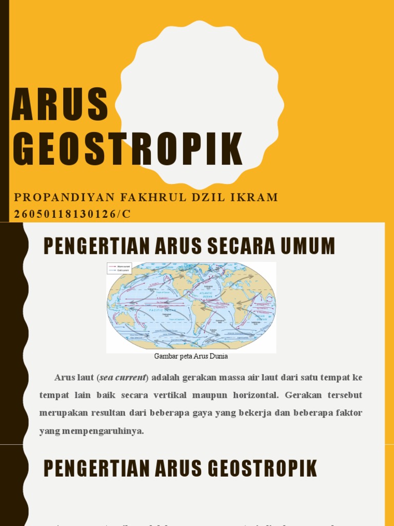 Propandiyan Fakhrul Dzil Ikram - 26050118130126 - C - Arus Geostropik | PDF