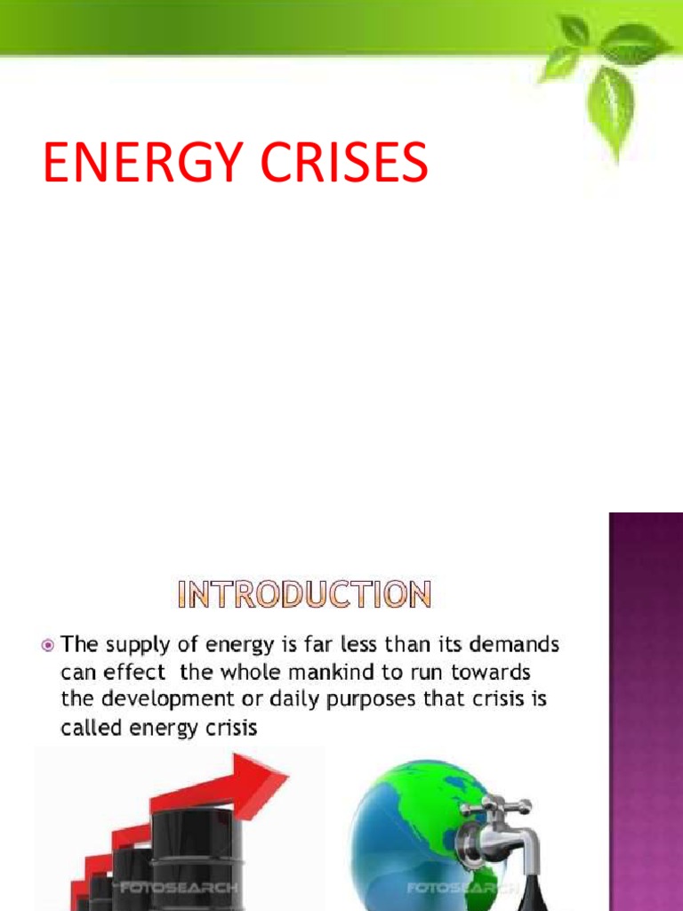 Enery Crises | PDF | Energy Crisis | Wind Power