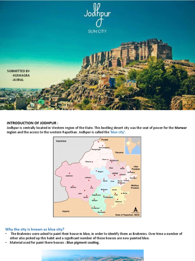 A Magical Map of Jodhpur: Exploring the Blue City's Rich Culture ...