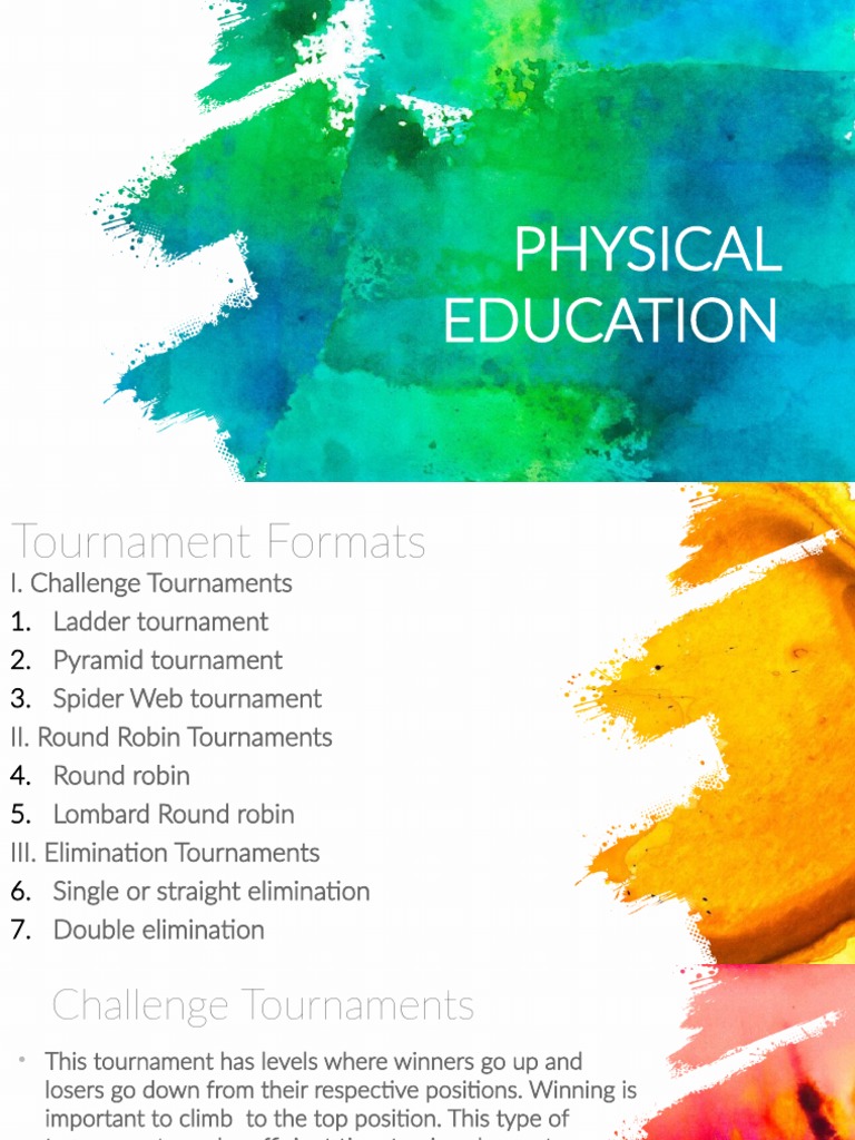 Tournament Formats | PDF | Tournament | Entertainment Events
