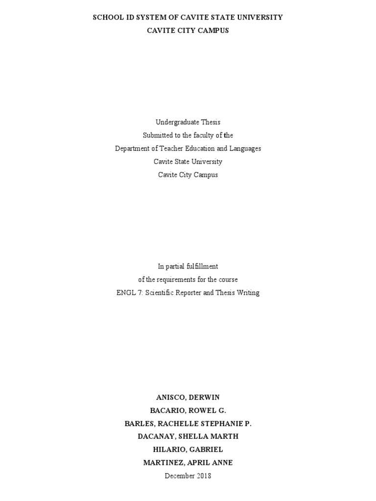 Developing an Automated School ID System Using Barcode Scanning ...