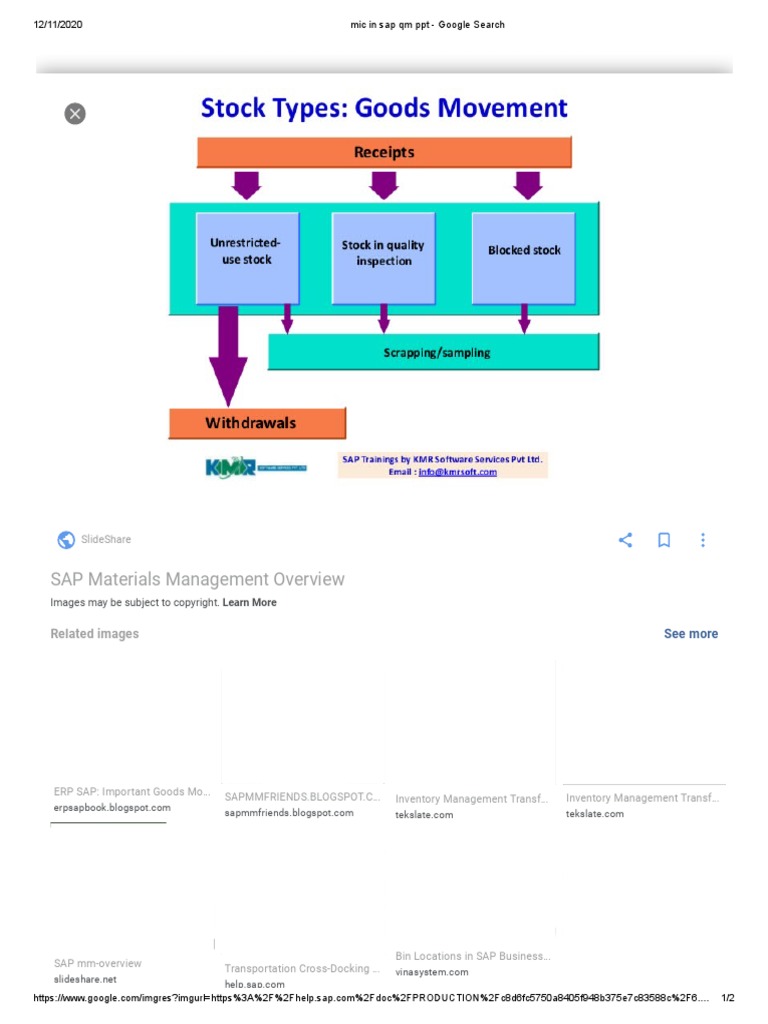 Mic in Sap QM PPT - Google Search PDF | PDF