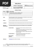 SOP - Movement of Light Vehicles in Mines | PDF | Vehicles | Traffic