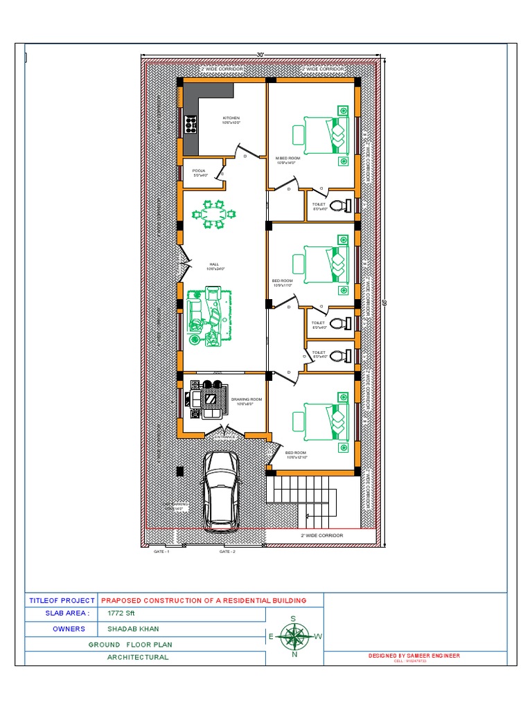 2' Wide Corridor 2' Wide Corridor: Praposed Construction of A ...