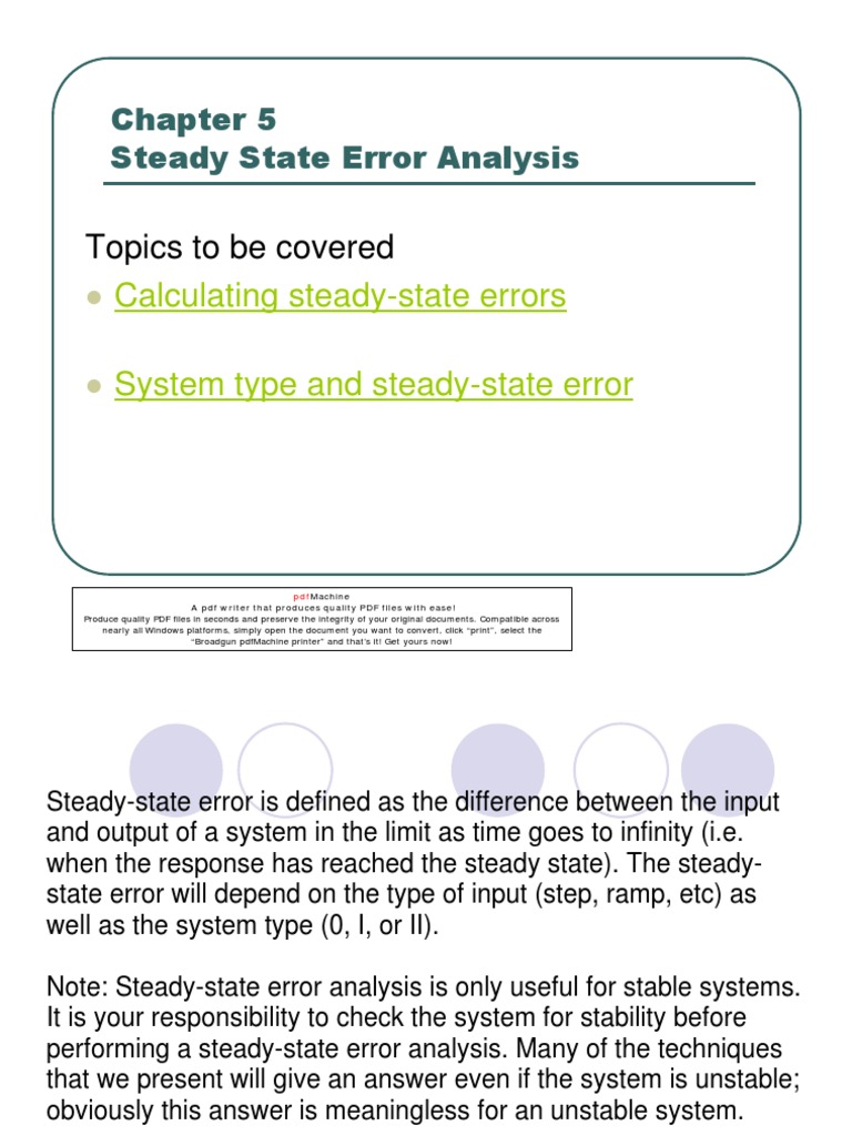 SHOWTEXFILE Do | PDF | Steady State | Control Theory