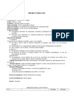 Proiect Didactic - Emotii | PDF