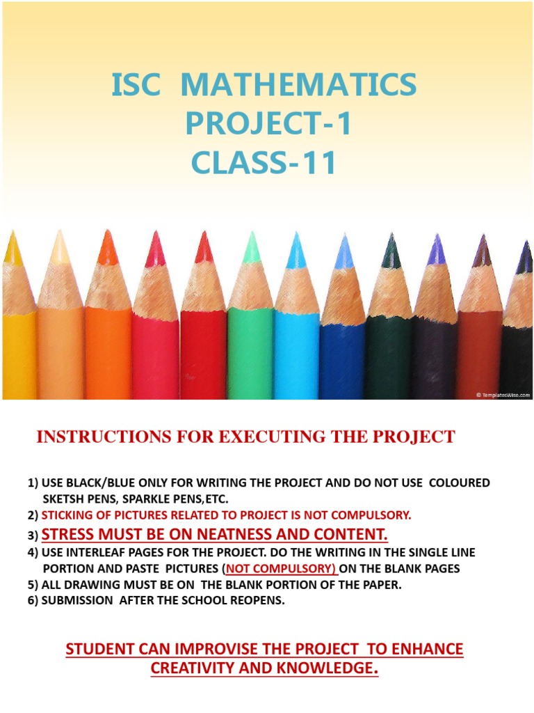 Isc Mathematics Project-1 CLASS-11 | PDF | Numbers | Number Theory
