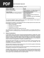 Foam Calculation NFPA 11 | PDF | Ventilation (Architecture) | Fires
