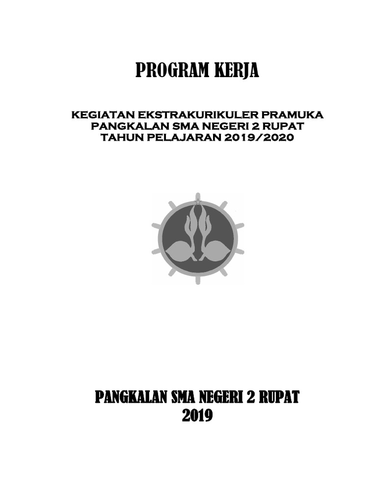 PROGRAM - KERJA - GERAKAN - PRAMUKA - GUDEP Ok | PDF