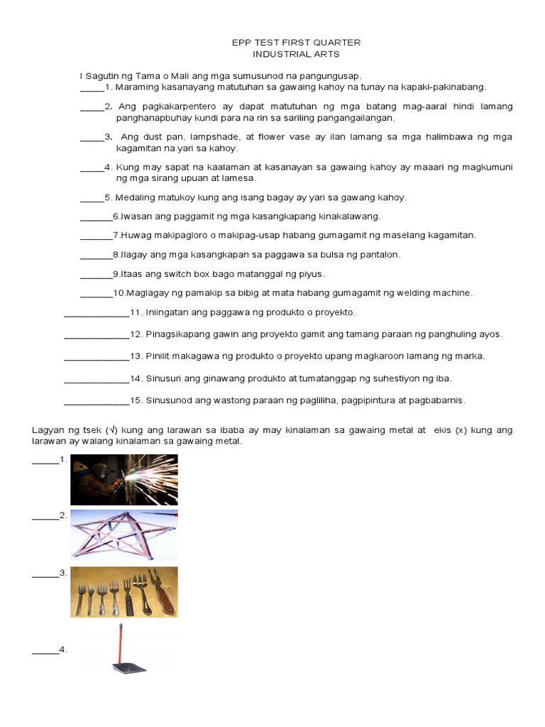 PT - Epp-Ia 5 - Q1 | PDF