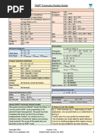 PMP Formulas Cheat Sheet | PDF | Net Present Value | Discounted Cash Flow