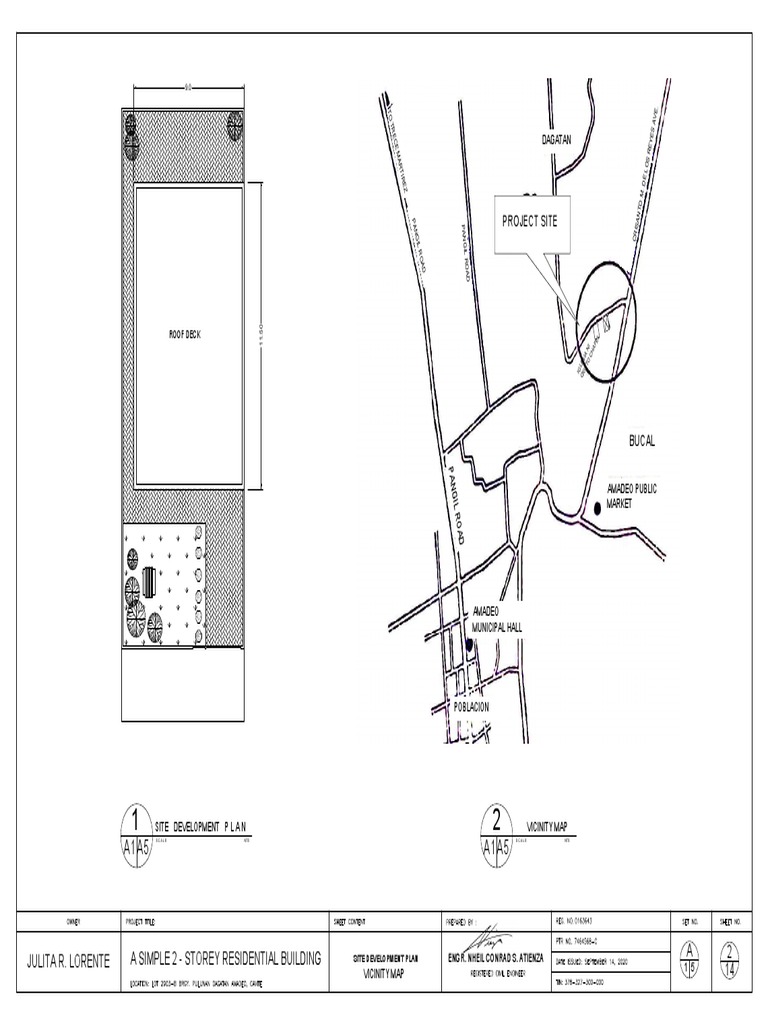 Vicinity Map for Residential Site Plan | PDF