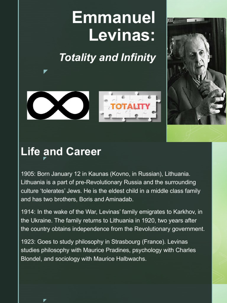 Levinas-Totality and Infinity | PDF | Philosophical Methodology ...