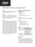 TKN Analysis and Calculation Guide | PDF | Acid | Chemical Substances