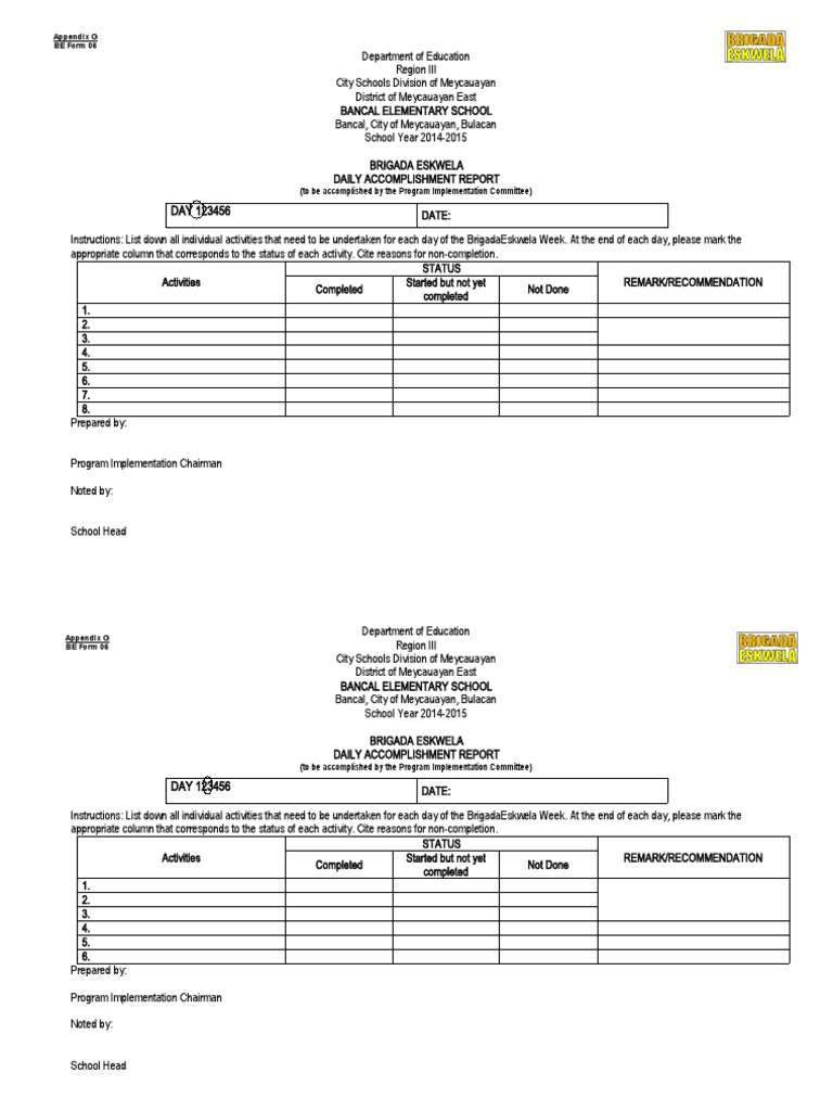 BE FORM Landscape 2014.BLANK | PDF | Business