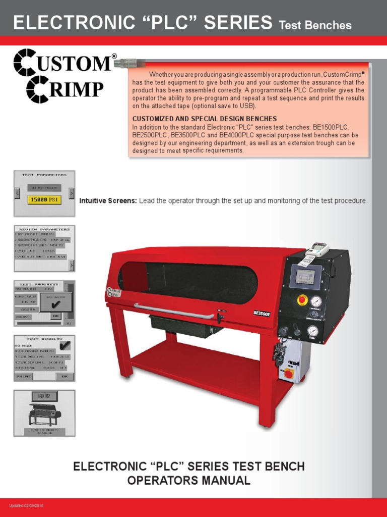 Electronic "PLC" Series: Test Benches | PDF | Programmable Logic ...