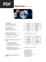Michael Jackson Earth Song Lyrics | PDF | Art | Young Adult