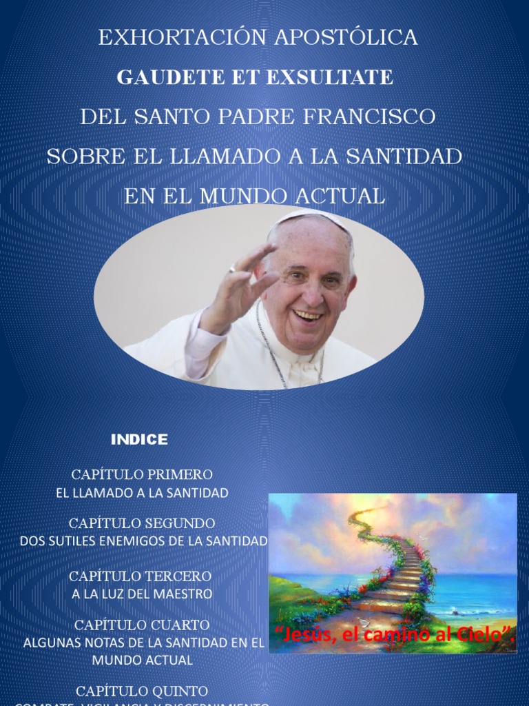 Gaudete Et Exsultate | PDF | Oración | Santo